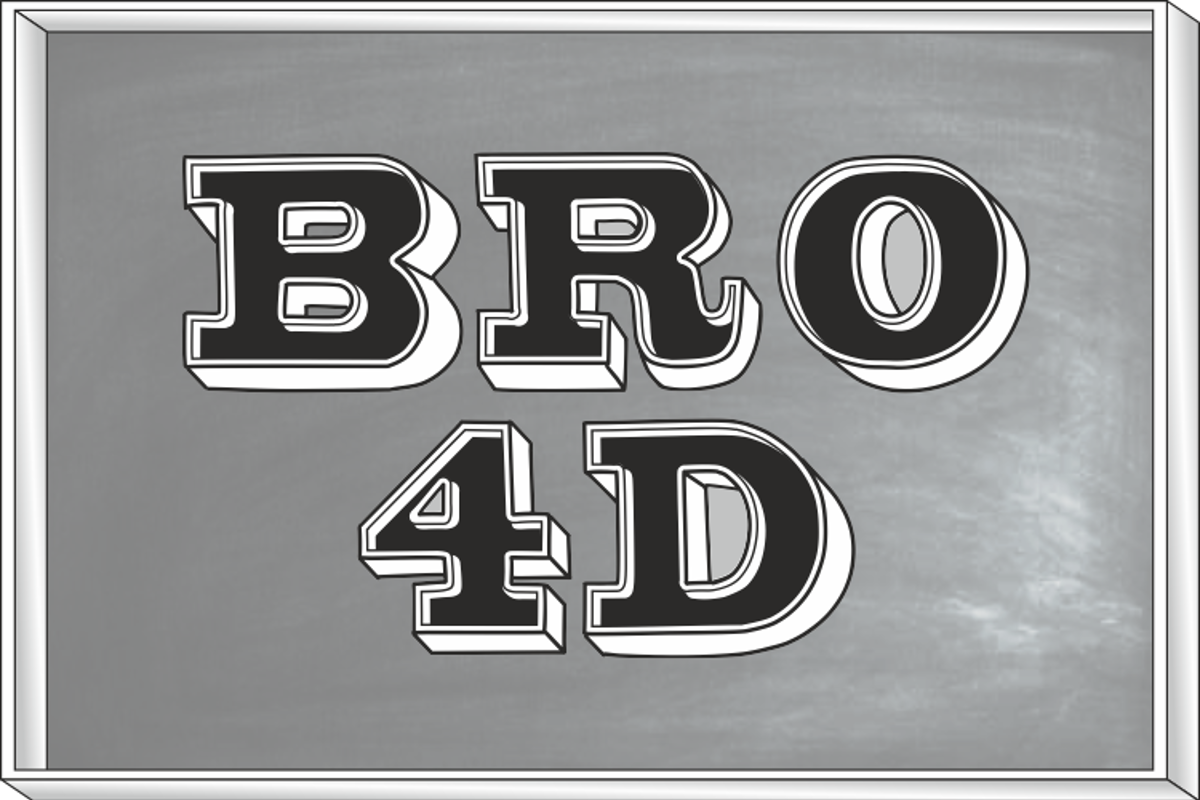 Bro 4D Font | studiotypo | FontSpace