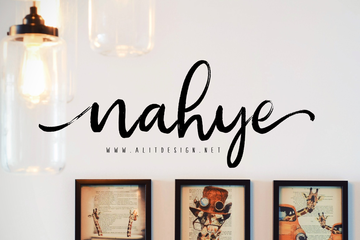 Nahye Font | Alit Design | FontSpace