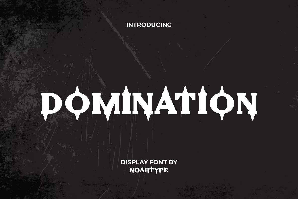 Domination Font | noahtype | FontSpace