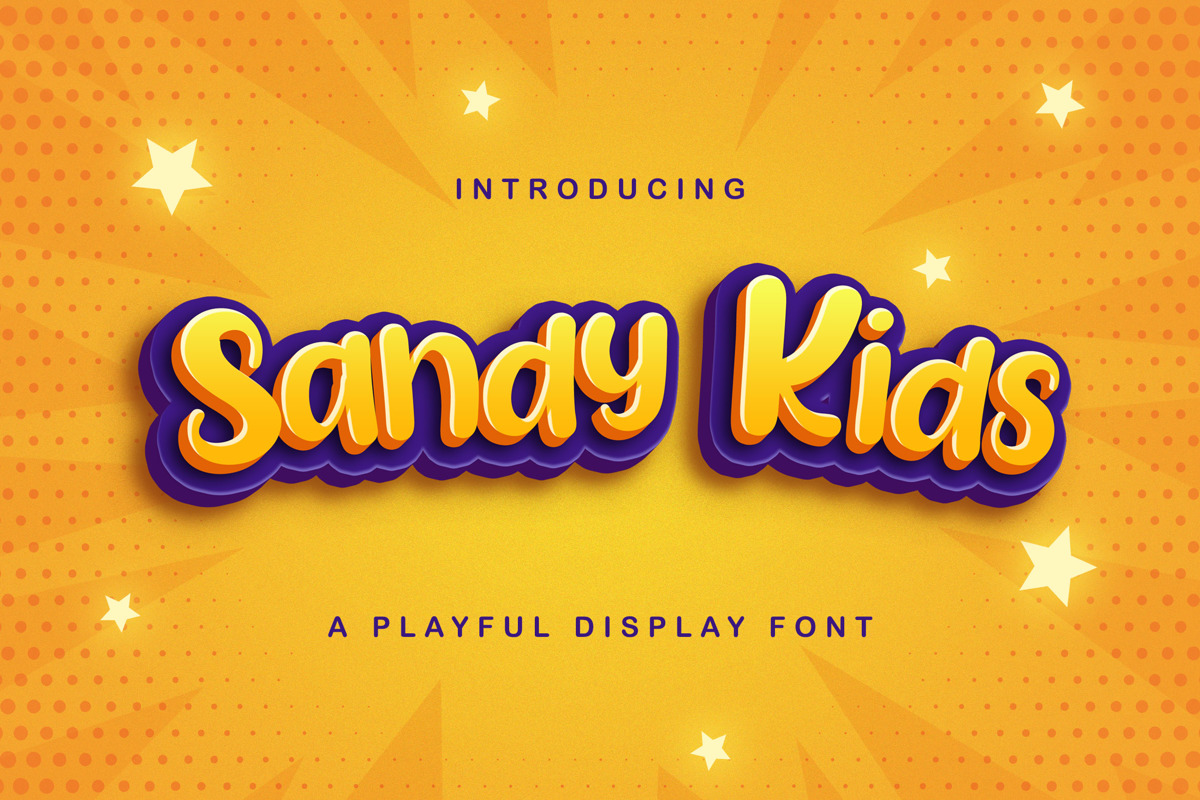 Sandy Kids Font | StringLabs | FontSpace