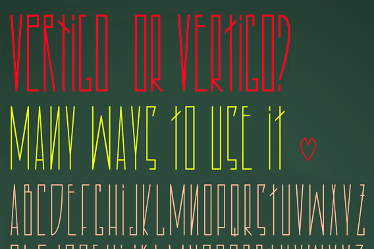 Vertigo Font | Lea_K. | FontSpace