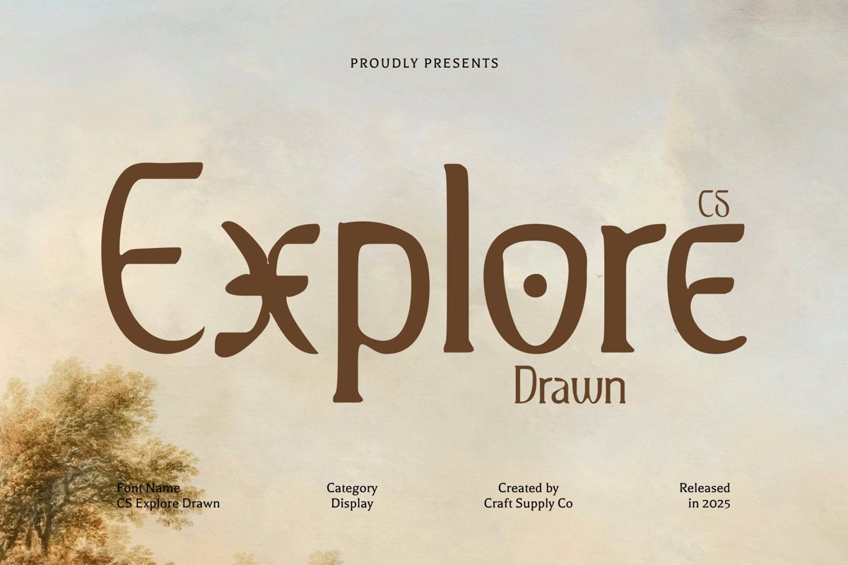 CS Explore Drawn Font - Free Download