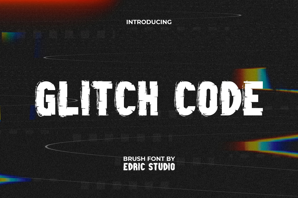 Glitch Code Font | Edric Studio | FontSpace