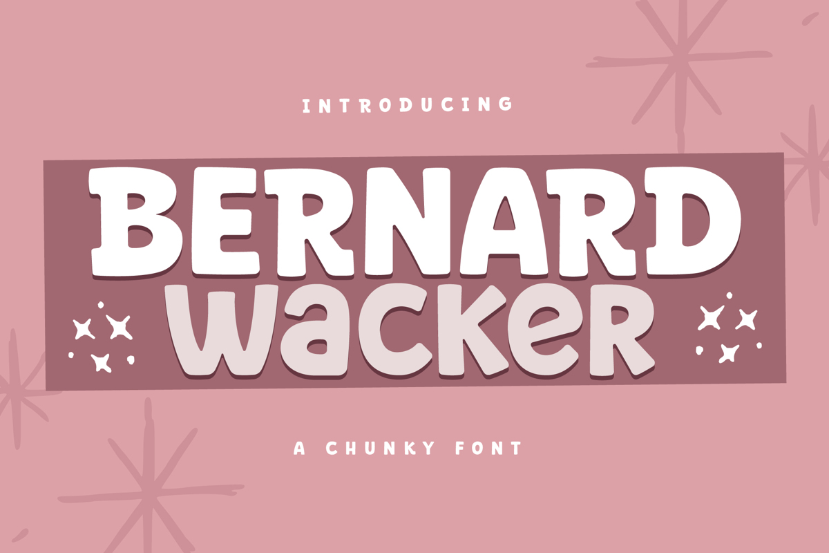 BERNARD WACKER Font | Storytype Studio | FontSpace