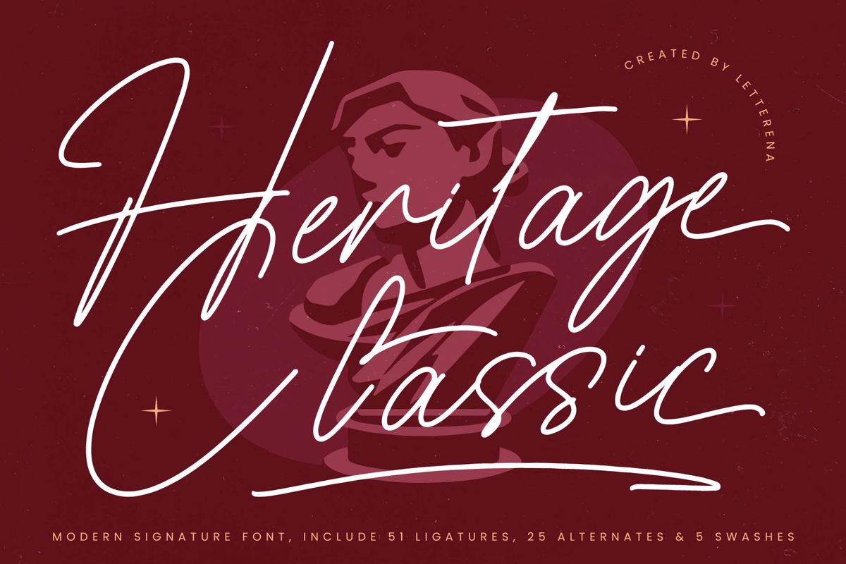 Heritage Classic VERSION Font | Letterena Studios | FontSpace