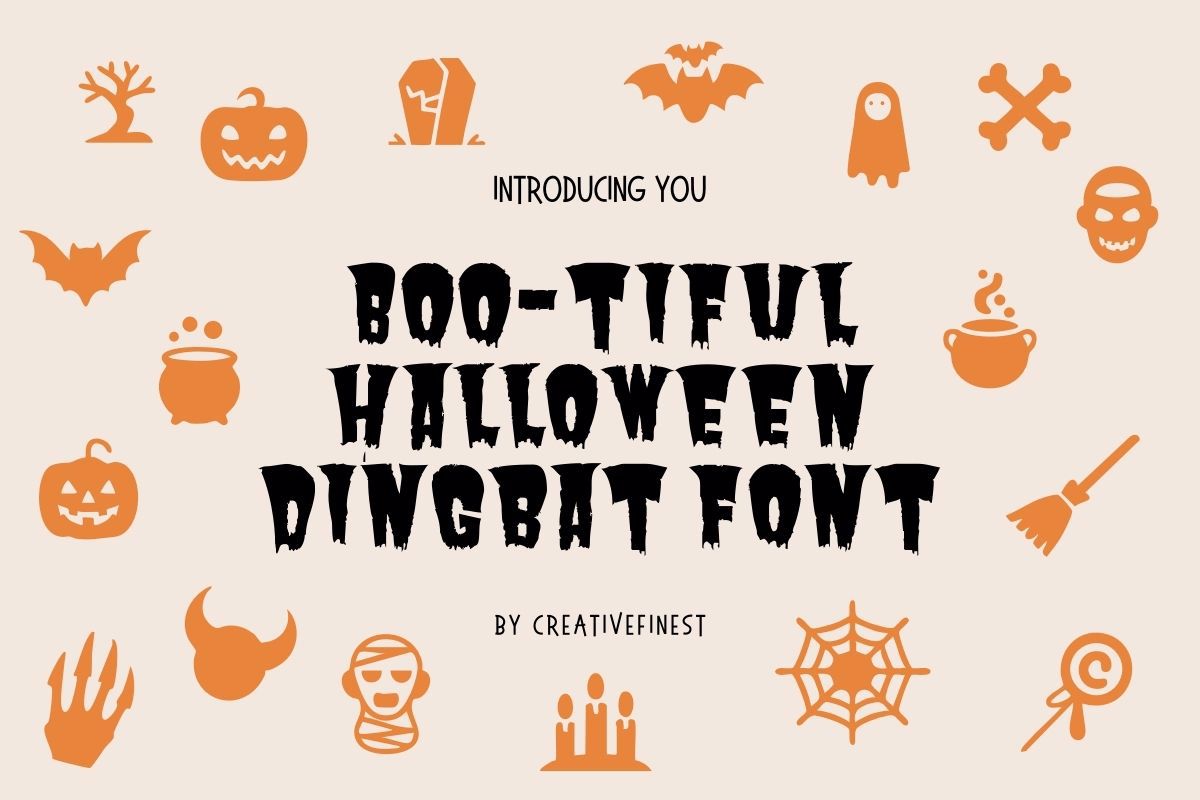 Boo-tiful Halloween Font - Free Download