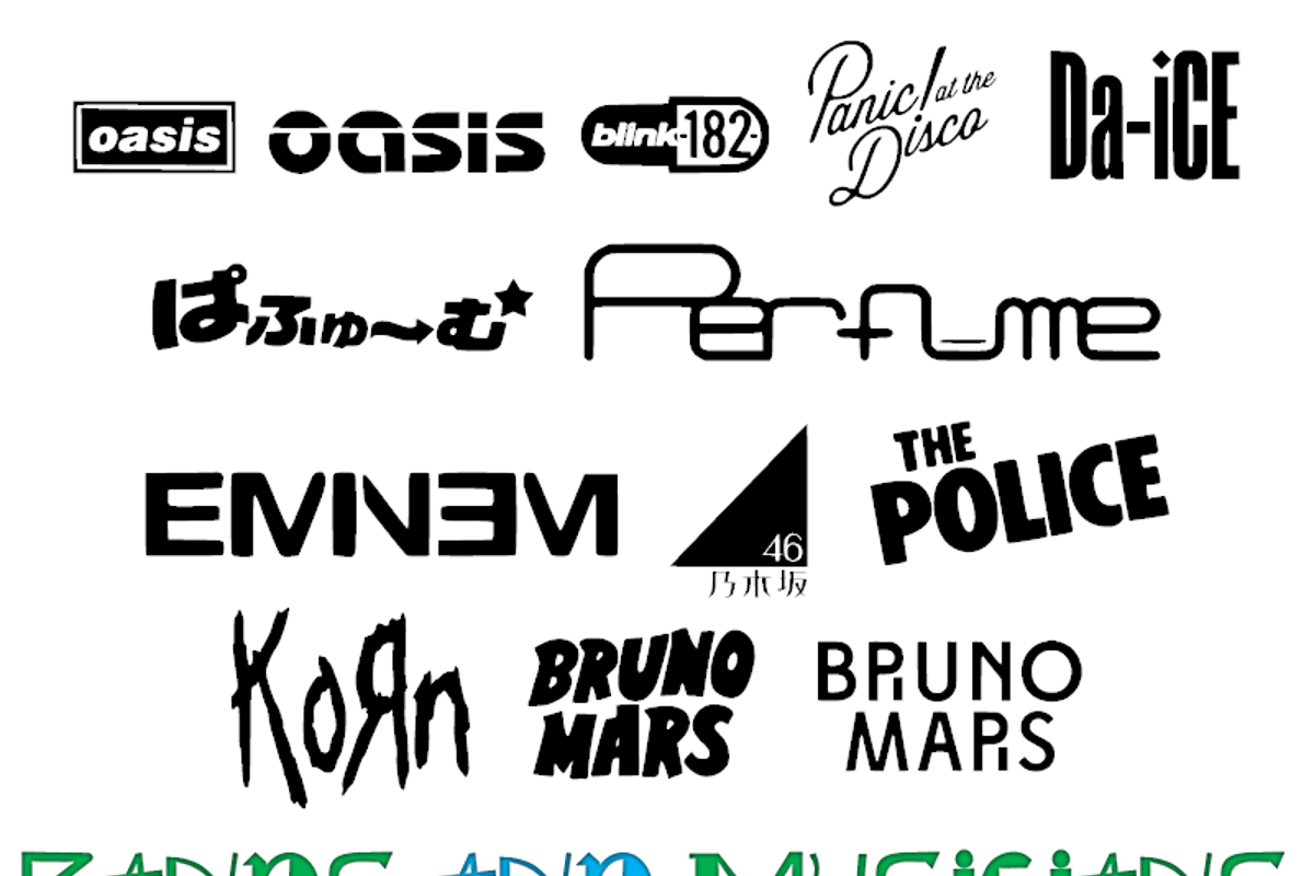 Bands and Musicians CHMC Font | heaven castro | FontSpace
