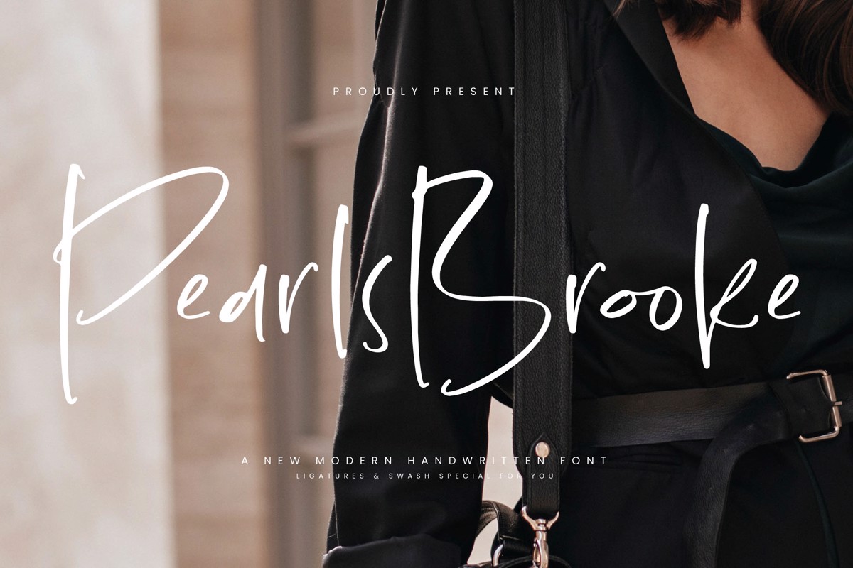 Pearls Brooke Font - Free Download