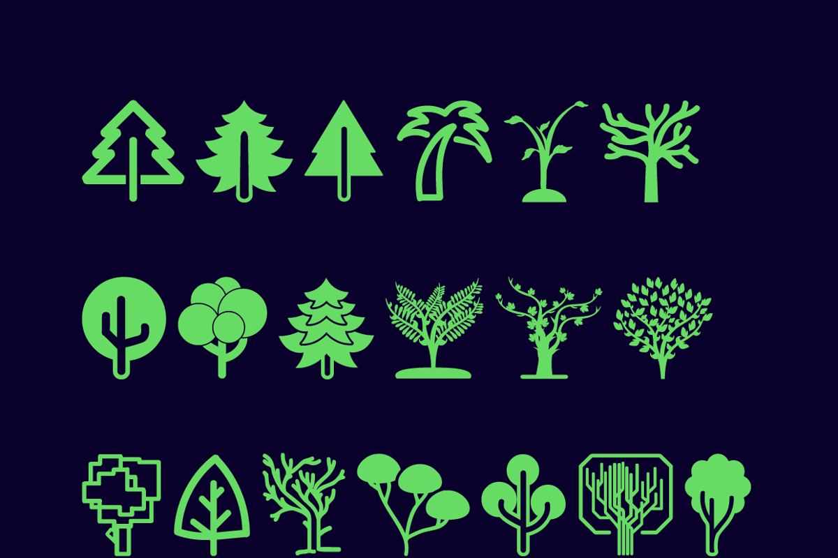 Trees Go Font | Jamel E. Robin | FontSpace