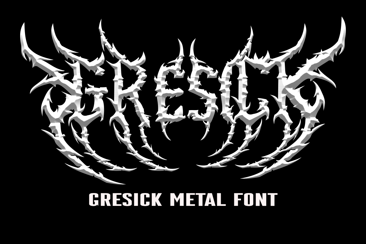 GRESICK METAL Font - Free Download