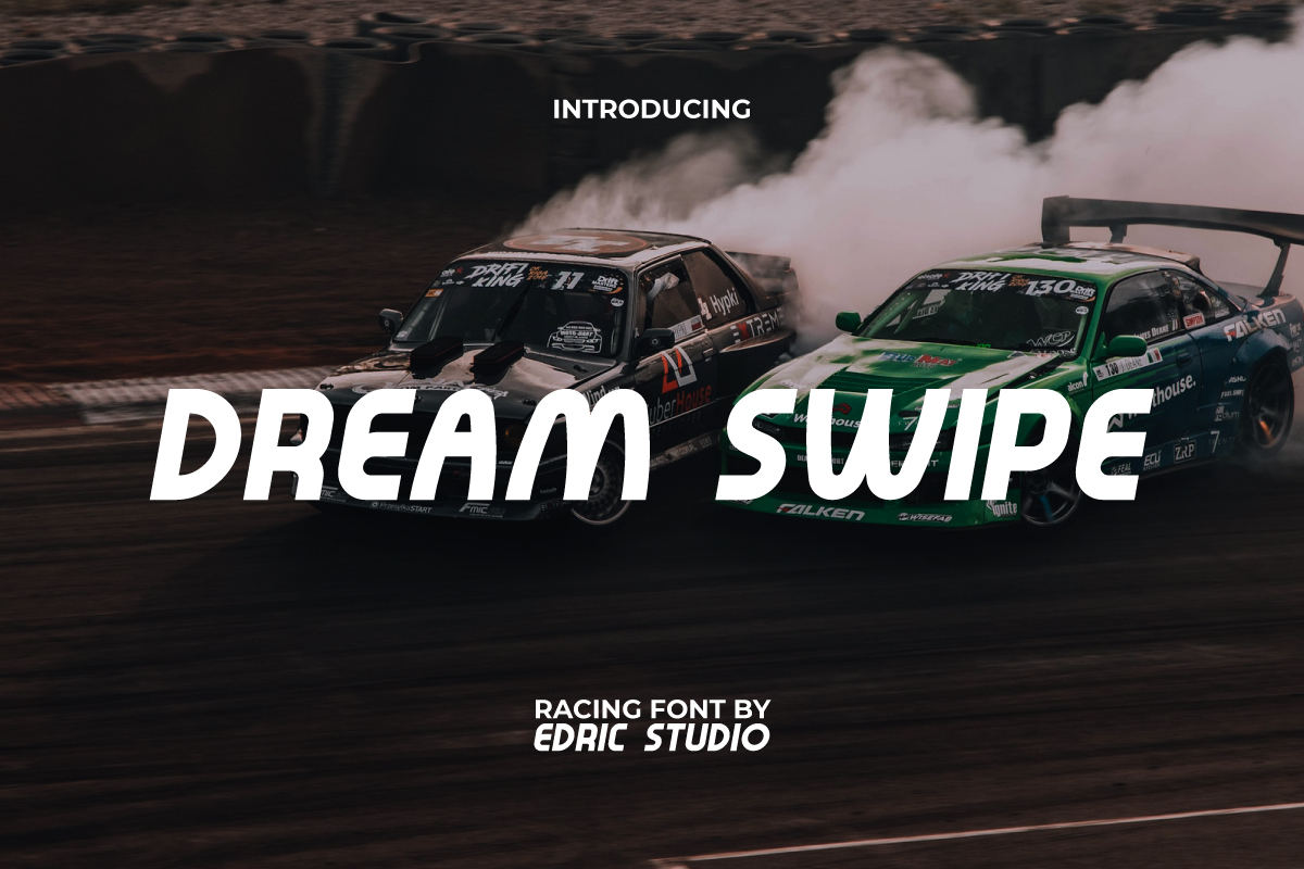 Dream Swipe Font | Edric Studio | FontSpace