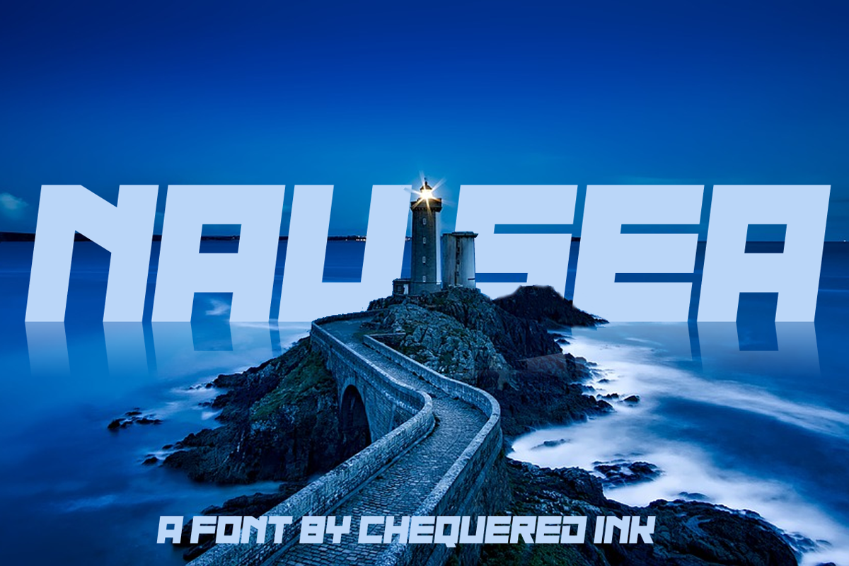 Nau Sea Font | Chequered Ink | FontSpace