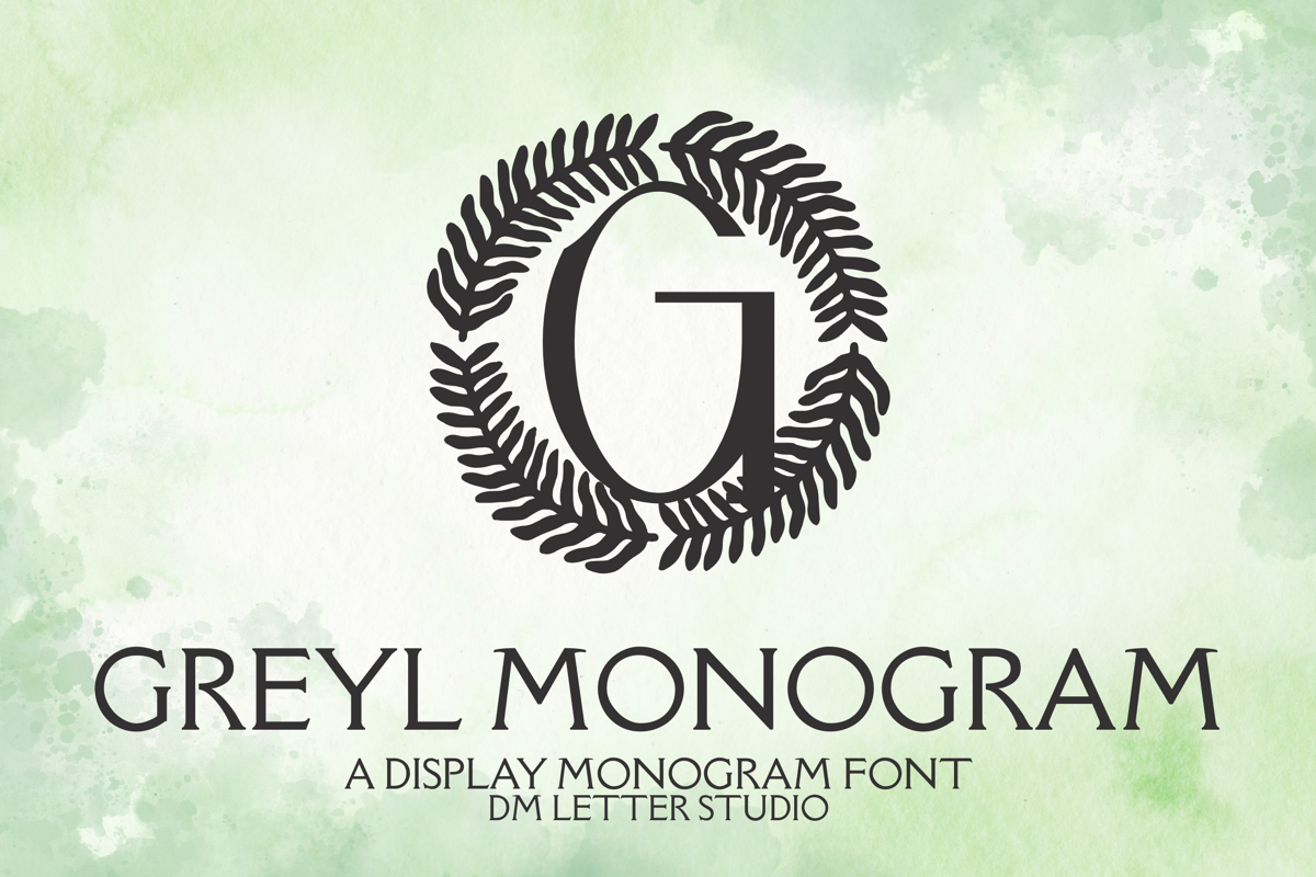 Greyl Monogram Font - Free Download