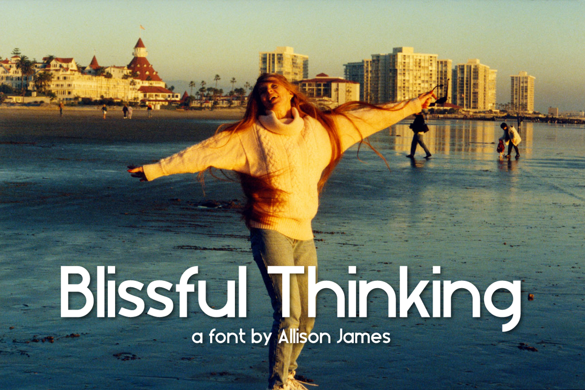 Blissful Thinking Font | Chequered Ink | FontSpace