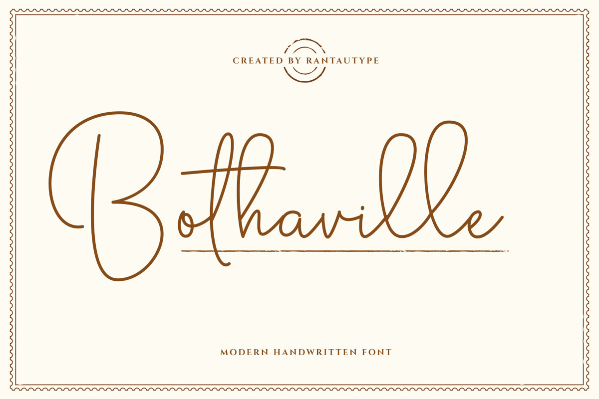 Bothaville Font | Rantautype | FontSpace