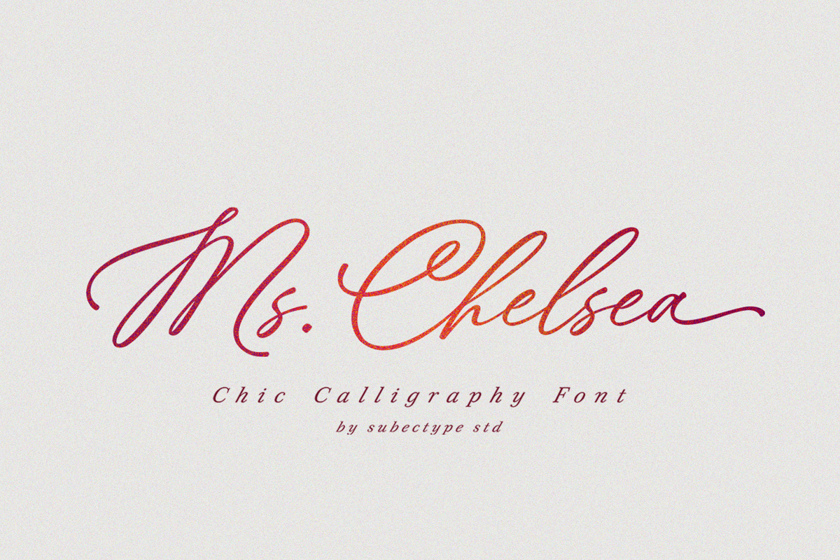 Ms . Chelsea Font | subectype & Orenari | FontSpace