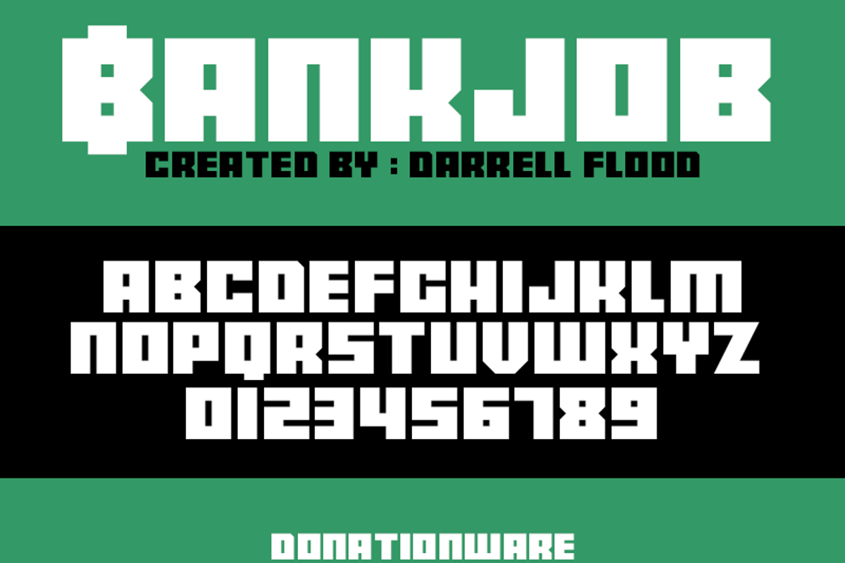 Bankjob Font - Free Download