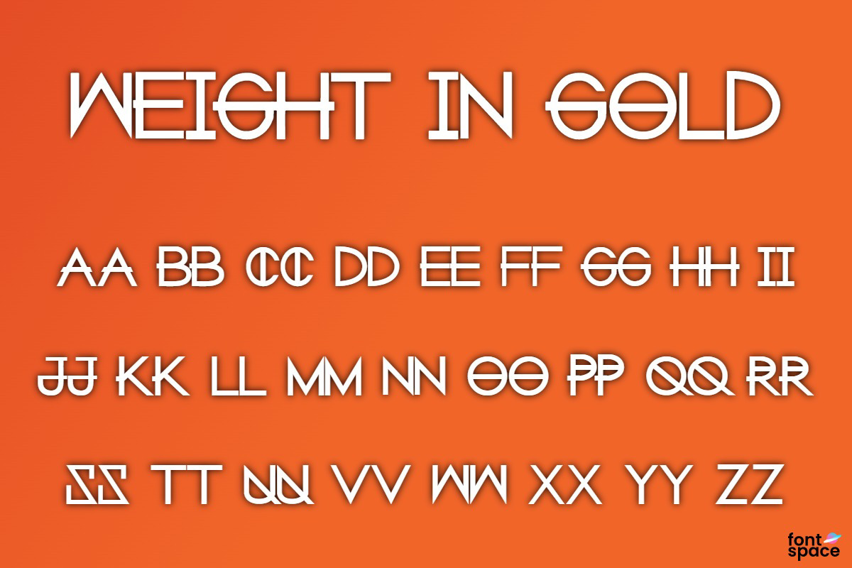 Weight In Gold Font Font Monger FontSpace weight-in-gold-font-font-monger-fontspace
