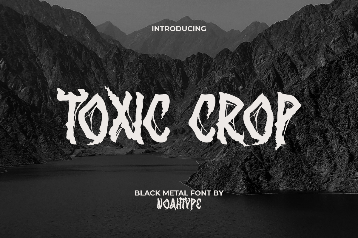 Toxic Crop Font - Free Download