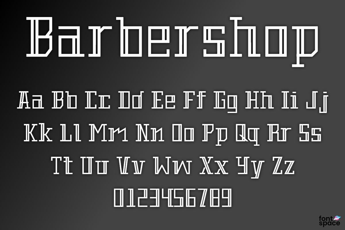 Barbershop Font | Geronimo Fonts | FontSpace