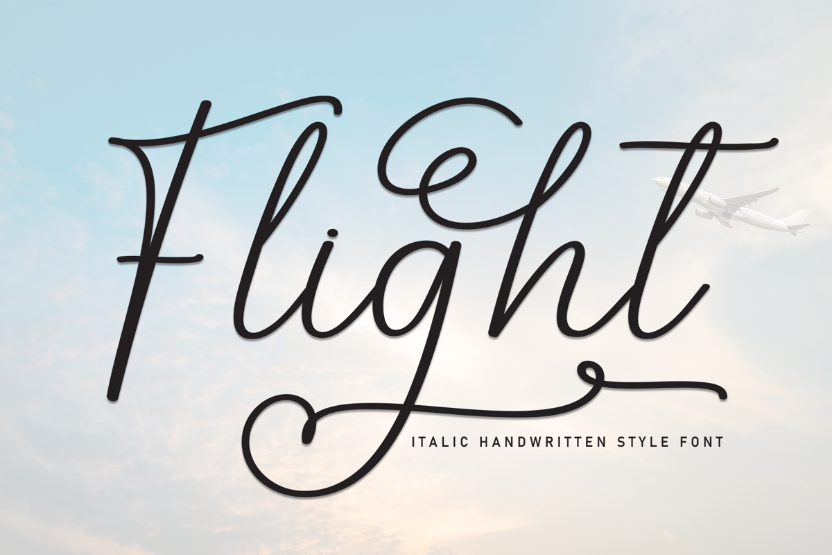Flight Font | scratchones_creative | FontSpace