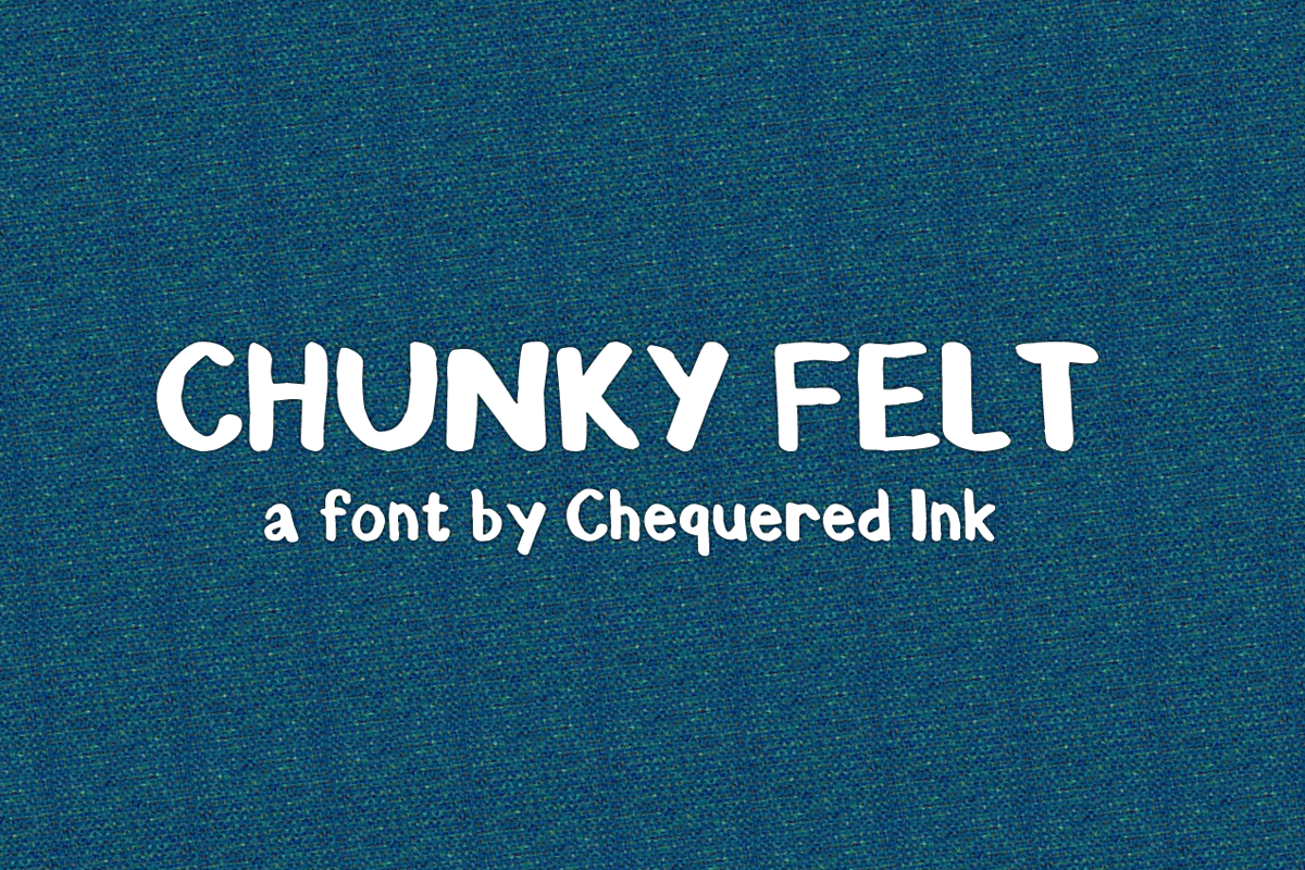 Chunky Felt Font - Free Download