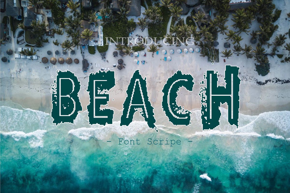 Beach Font | rony-studio | FontSpace