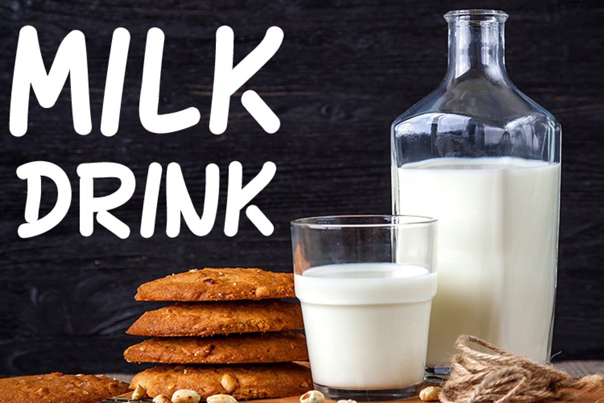 MILK DRINK Font | INERMEDIA STUDIO | FontSpace