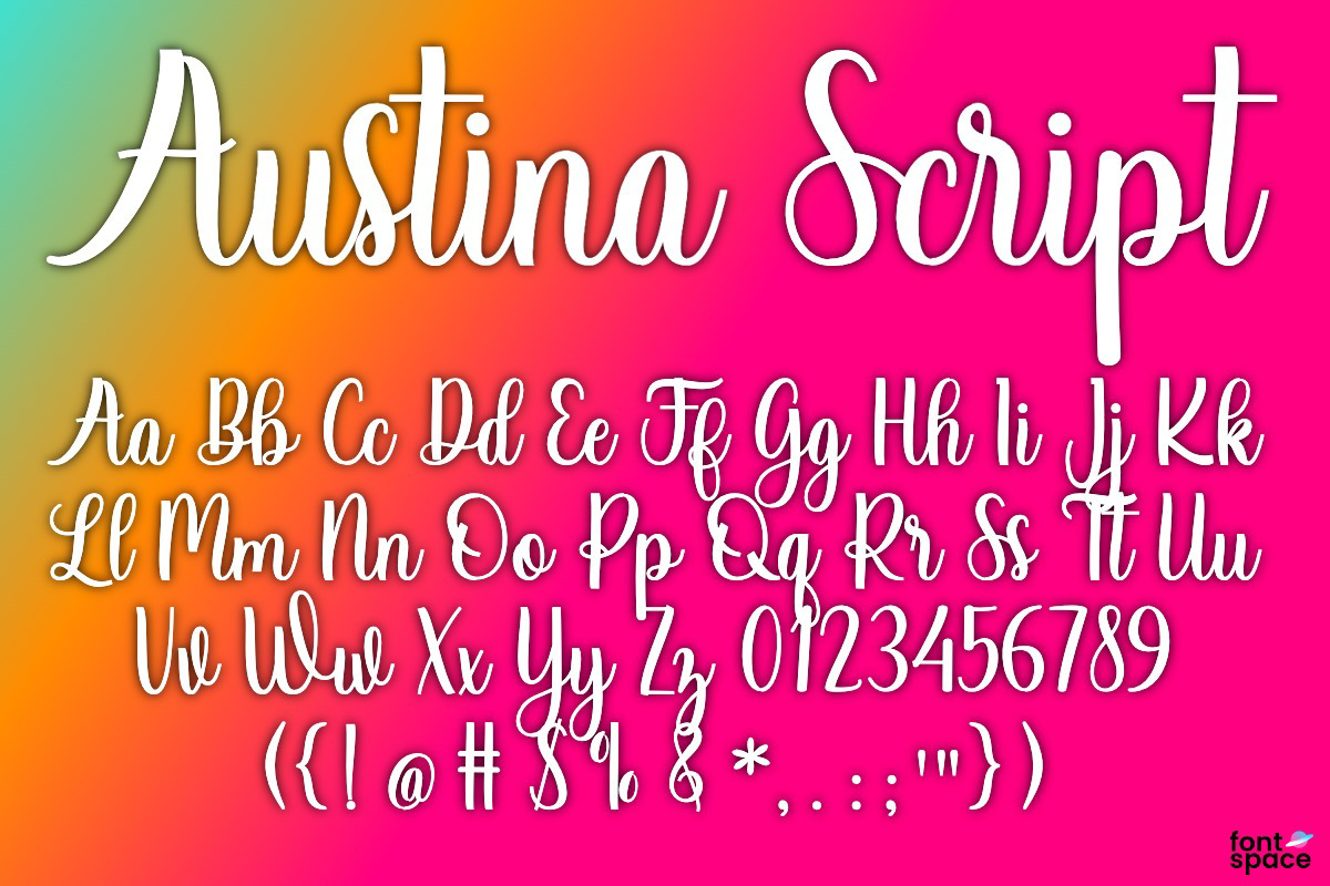 Austina Script Font | Solidtype | FontSpace