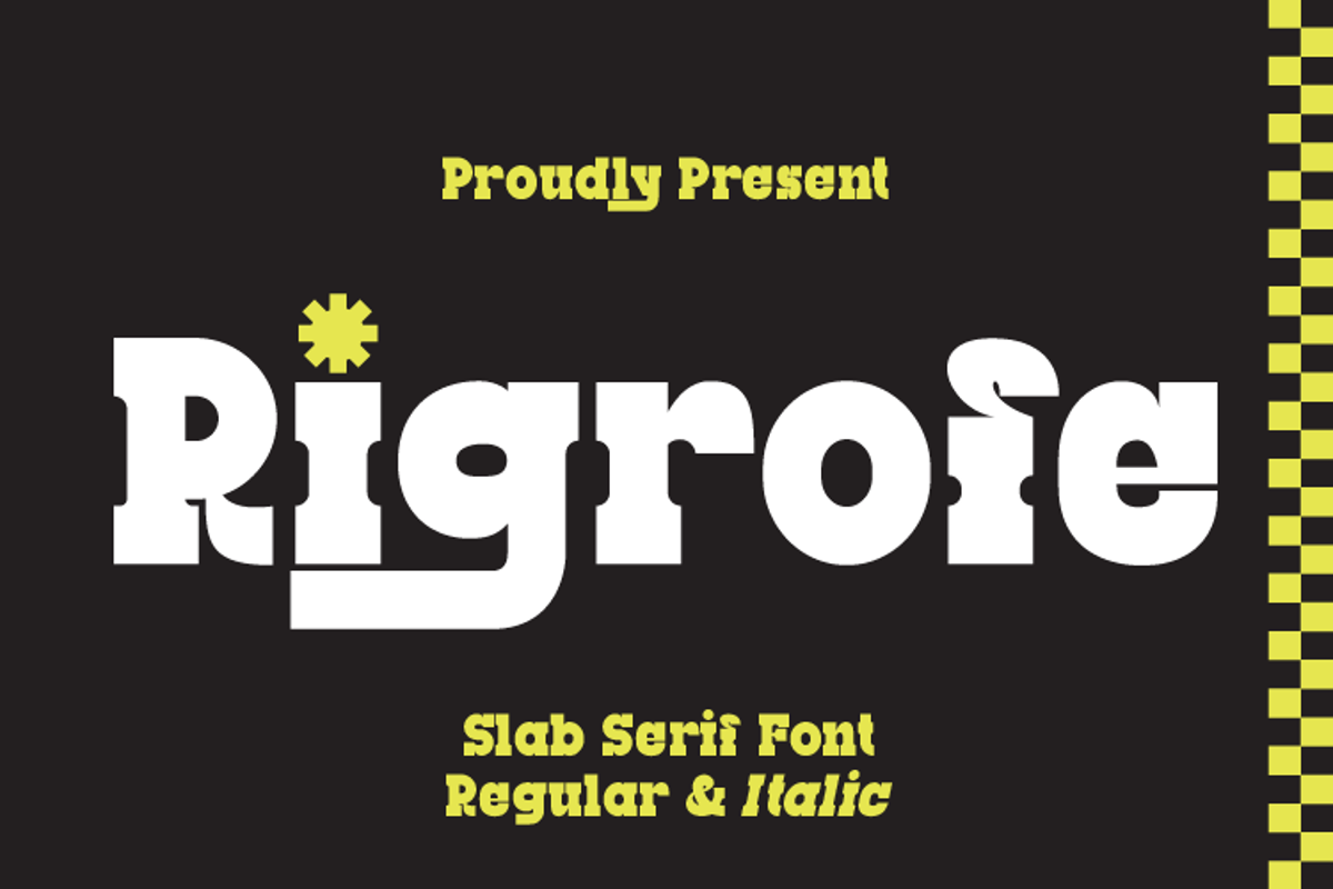 Rigrofe Font | Rvandtype Studio | FontSpace