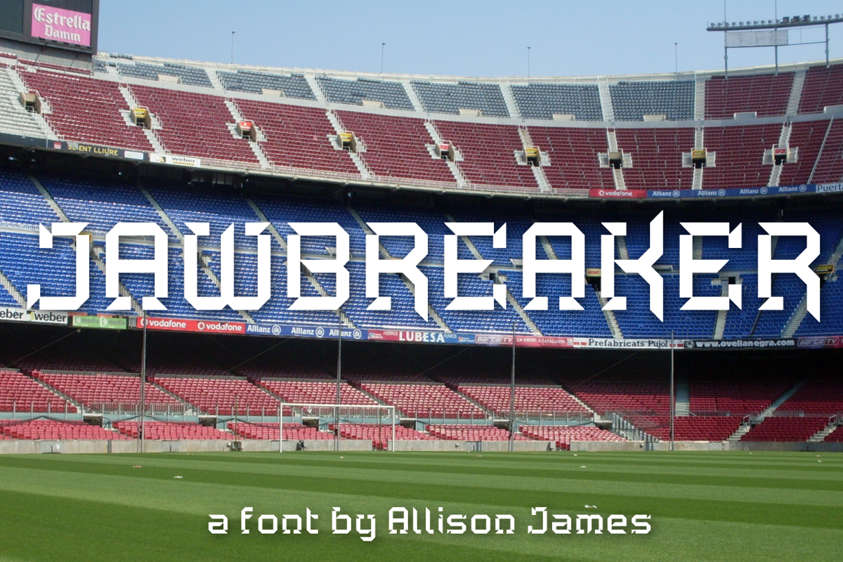 Jawbreaker Font | Chequered Ink | FontSpace