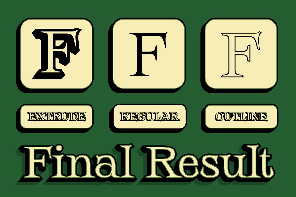 Alfena 3D Font | craftsupplyco | FontSpace