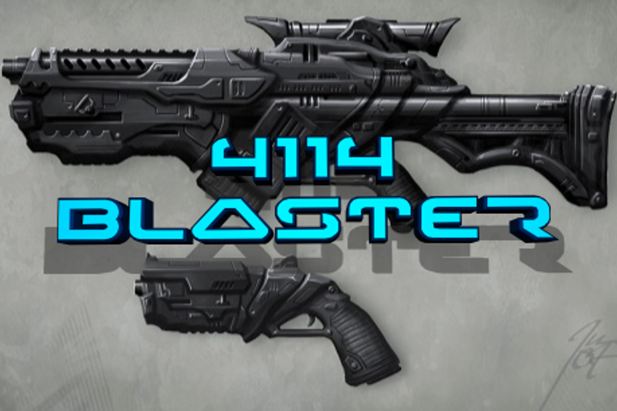 4114 Blaster Font - Free Download
