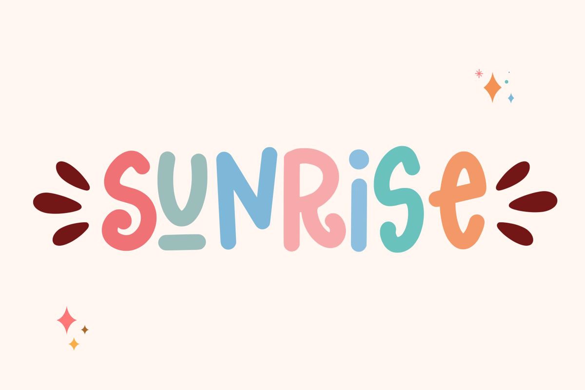 SUNRISE Font - Free Download