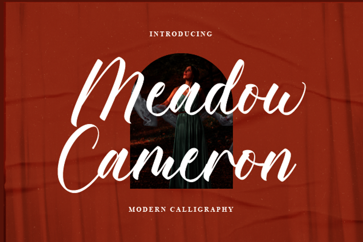 Meadow Cameron Font | Circle Studio | FontSpace