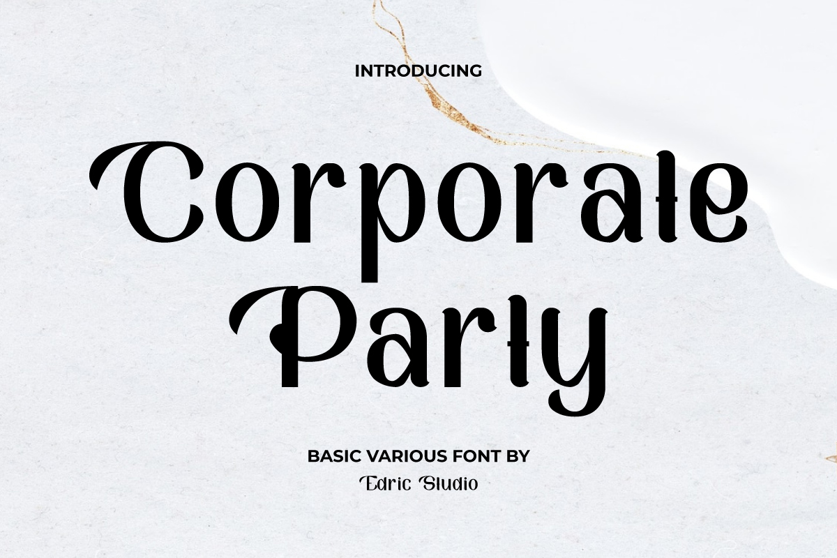 Corporate Party Font - Free Download