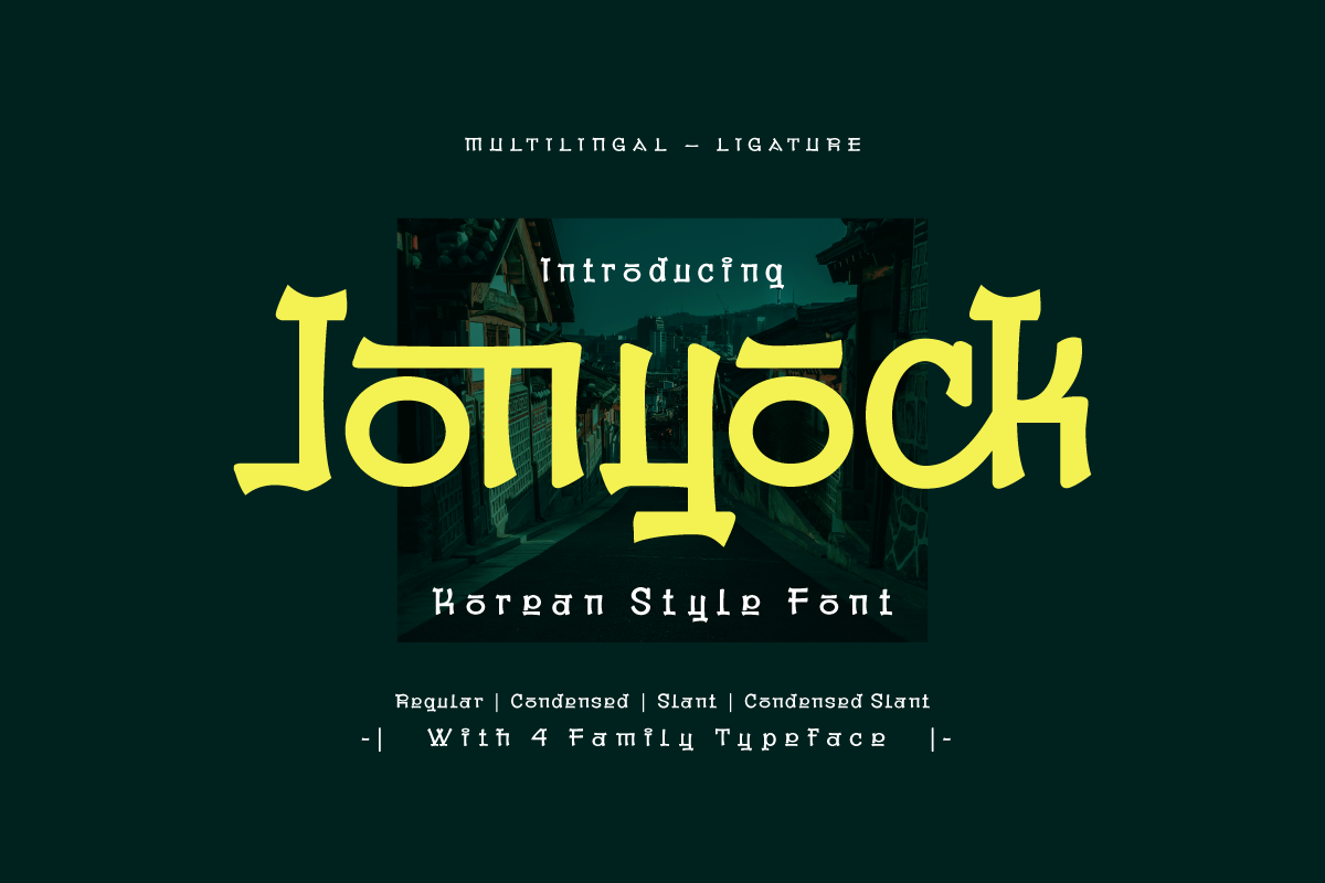 Jonyock Trial Font | twinletter | FontSpace