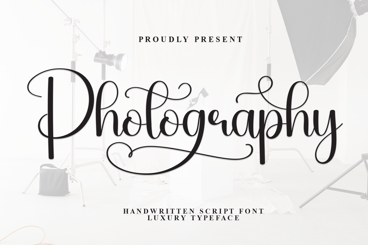 Photography Font - Free Download