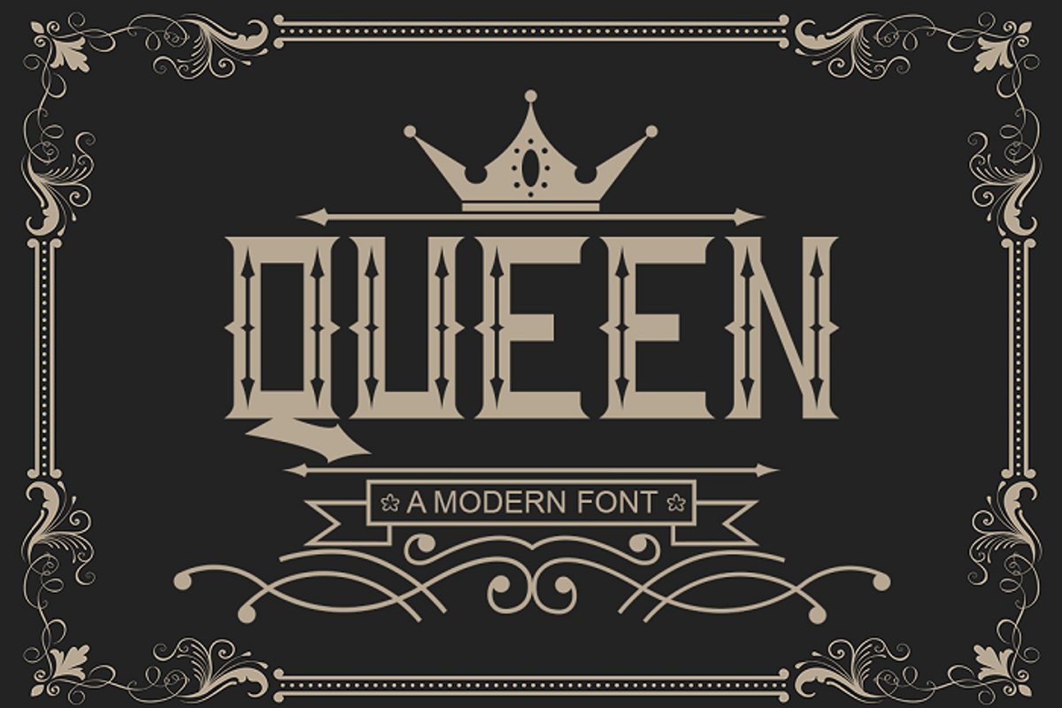 QUEEN Font - Free Download