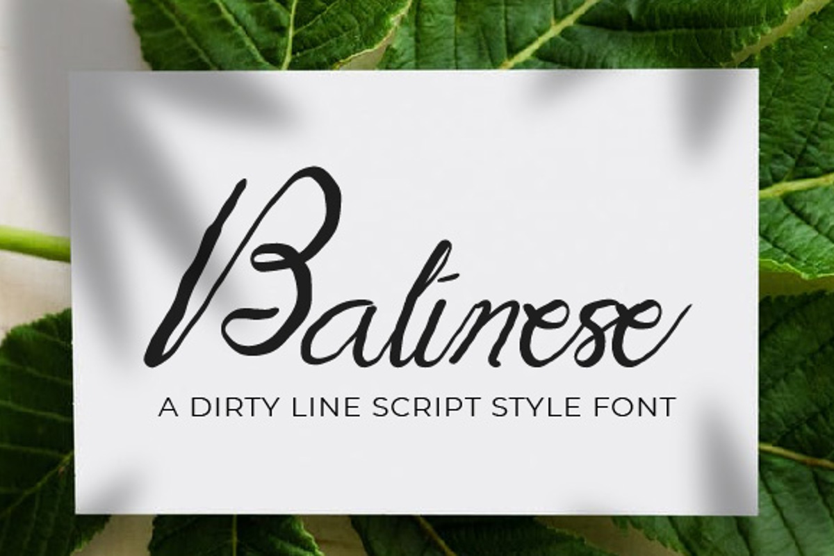 Balinese Font | Letterayu & Masyafi Studio | FontSpace
