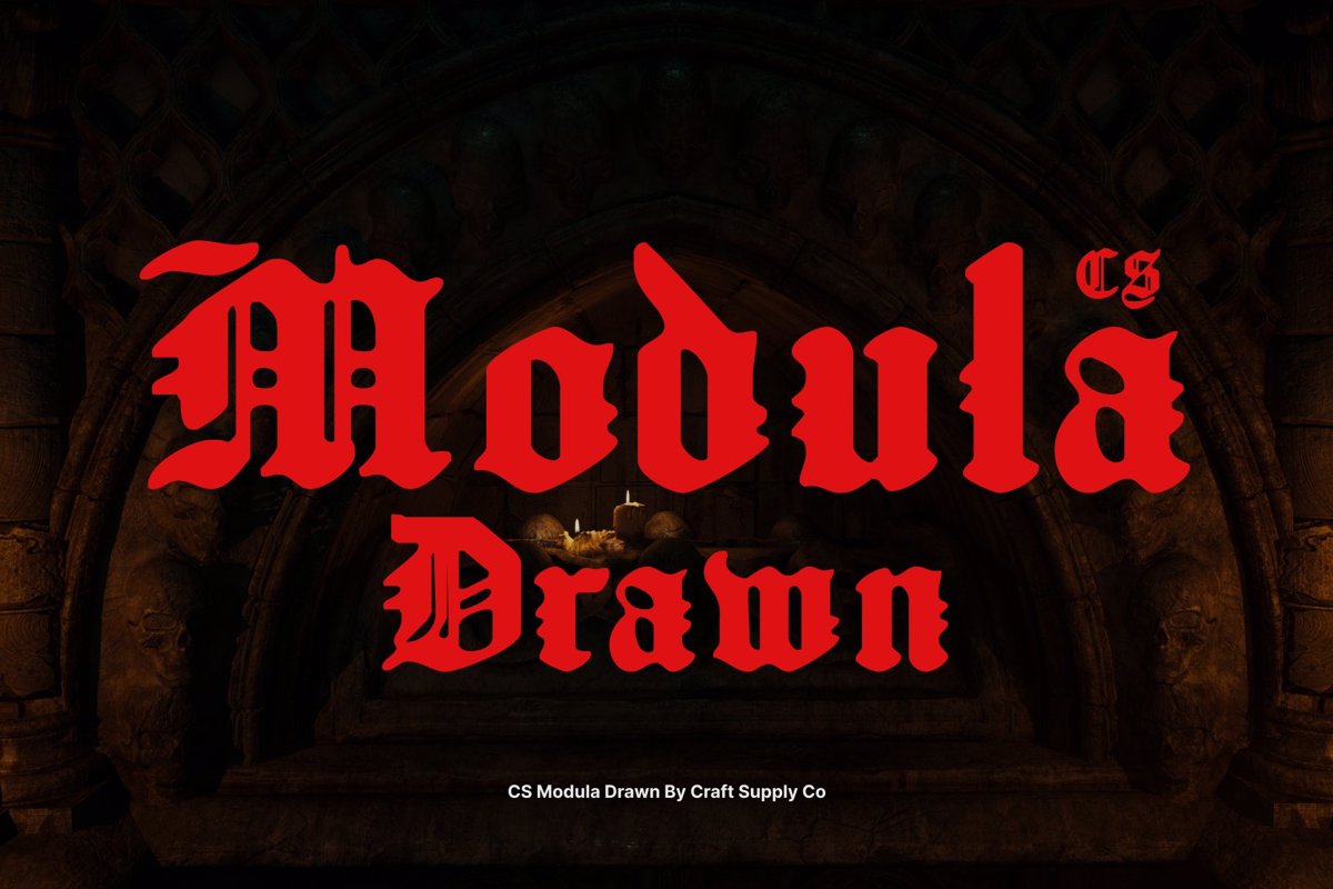 CS Modula Drawn Font - Free Download