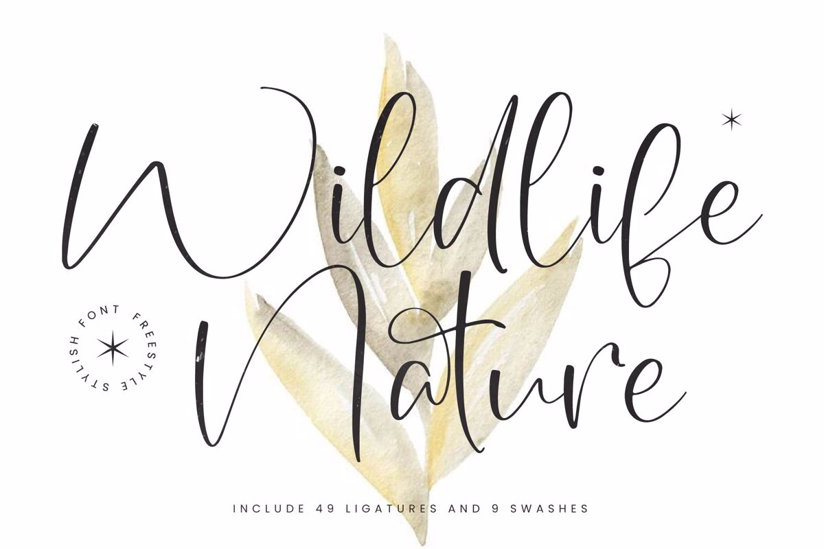 Wildlife Nature VERSION Font - Free Download