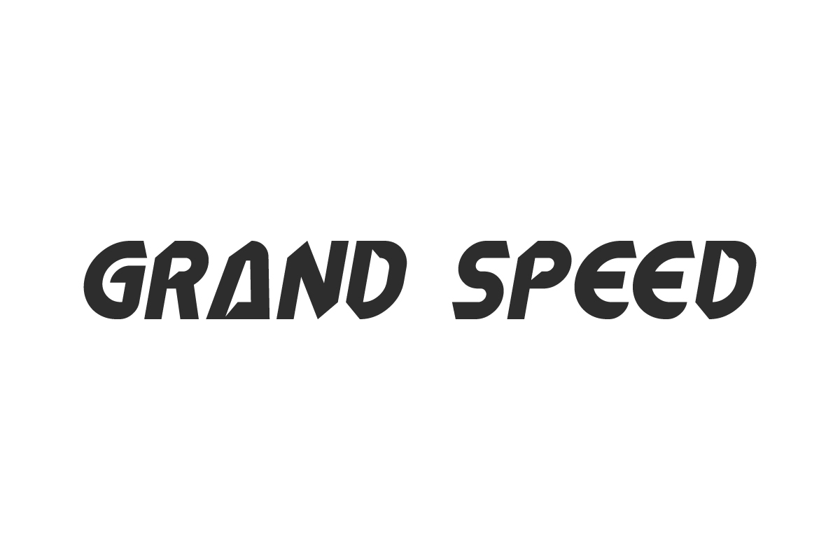 Grand Speed Font - Free Download