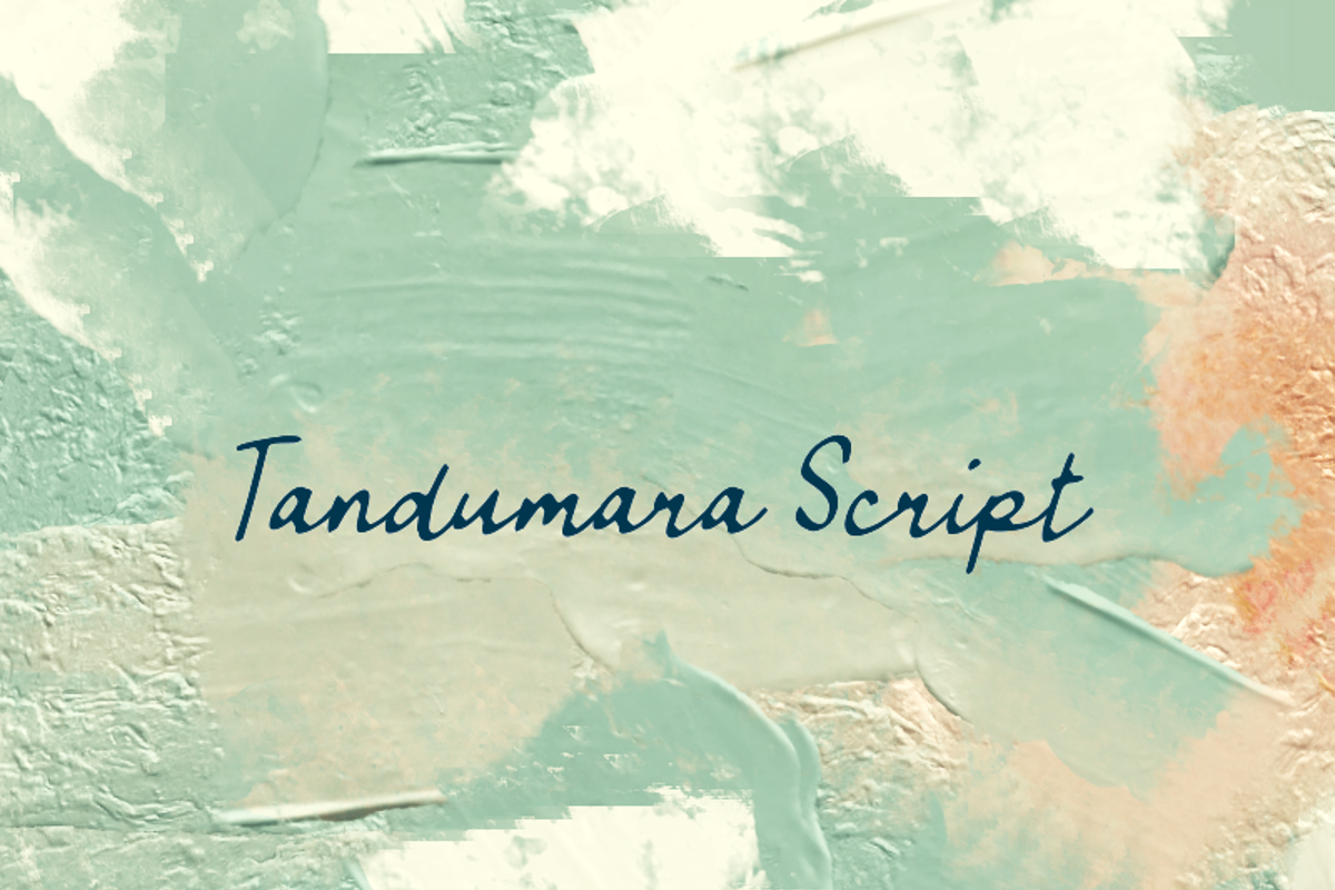 T Tandumara Script Font | wepfont | FontSpace
