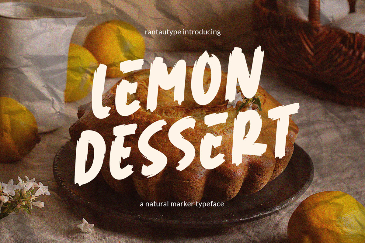 Lemon Dessert Font | Rantautype | FontSpace