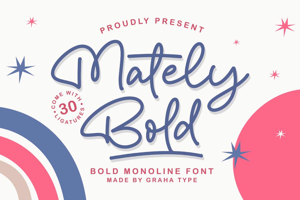 Mately Bold Font | Graha Type | FontSpace