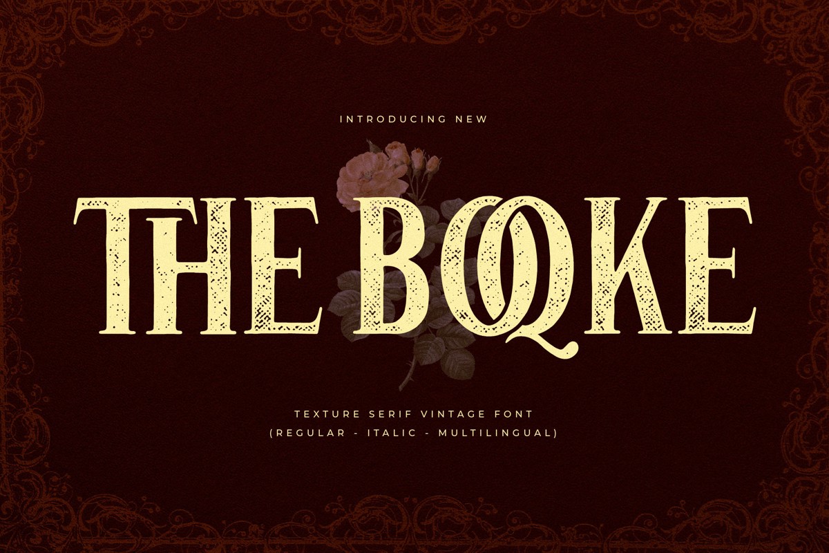 The Boqke Font | Storytype Studio | FontSpace