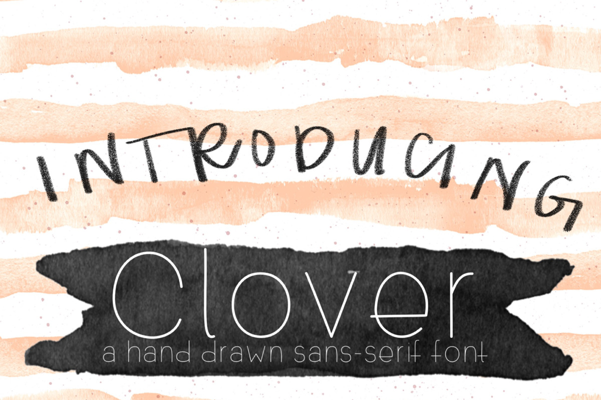 Clover Font | SarahTaylorDesigns | FontSpace