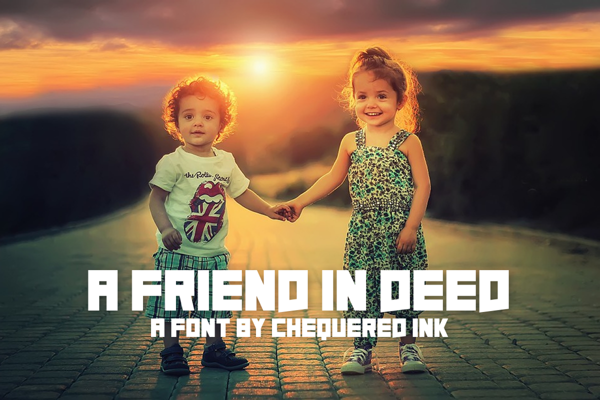 A Friend In Deed Font - Free Download