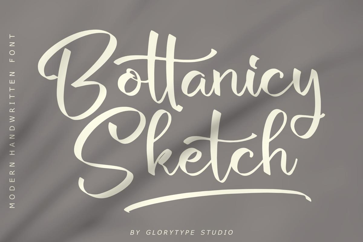 Bottanicy Sketch Font | Letterena Studios | FontSpace